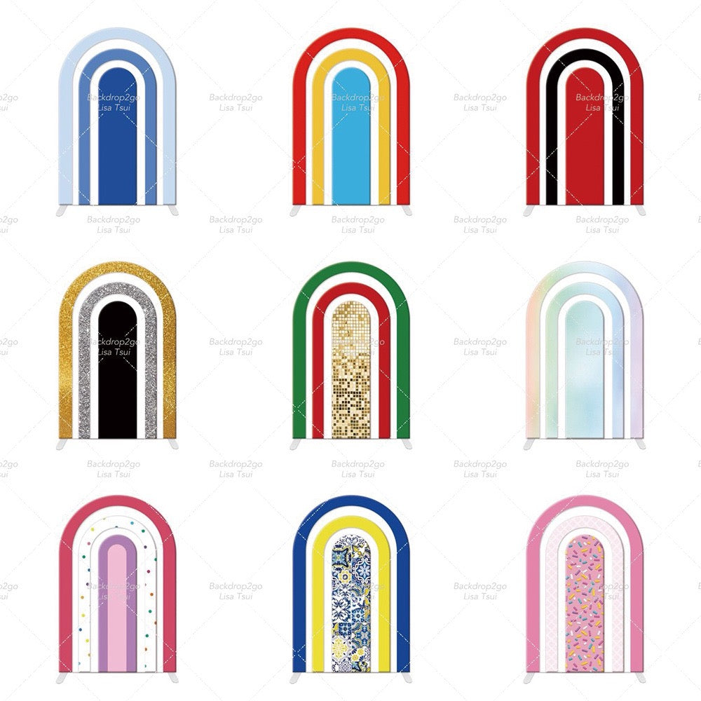 5x7.5ft Open Arch Backdrop for Personalized Backdrops – Backdrop2go